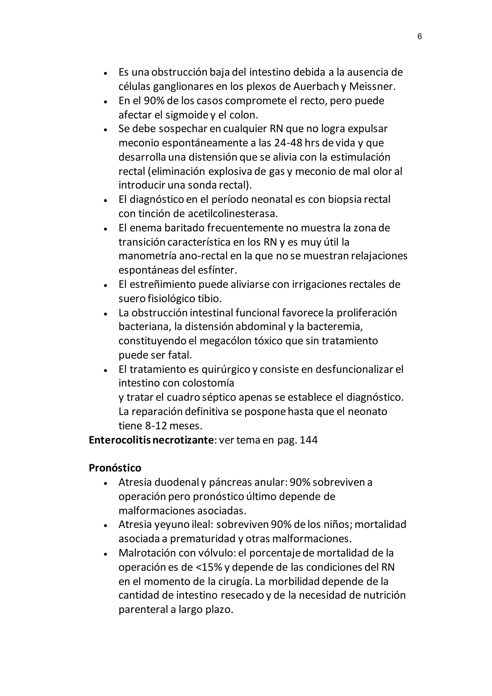Atresias intestinales y anorectales | DOCX