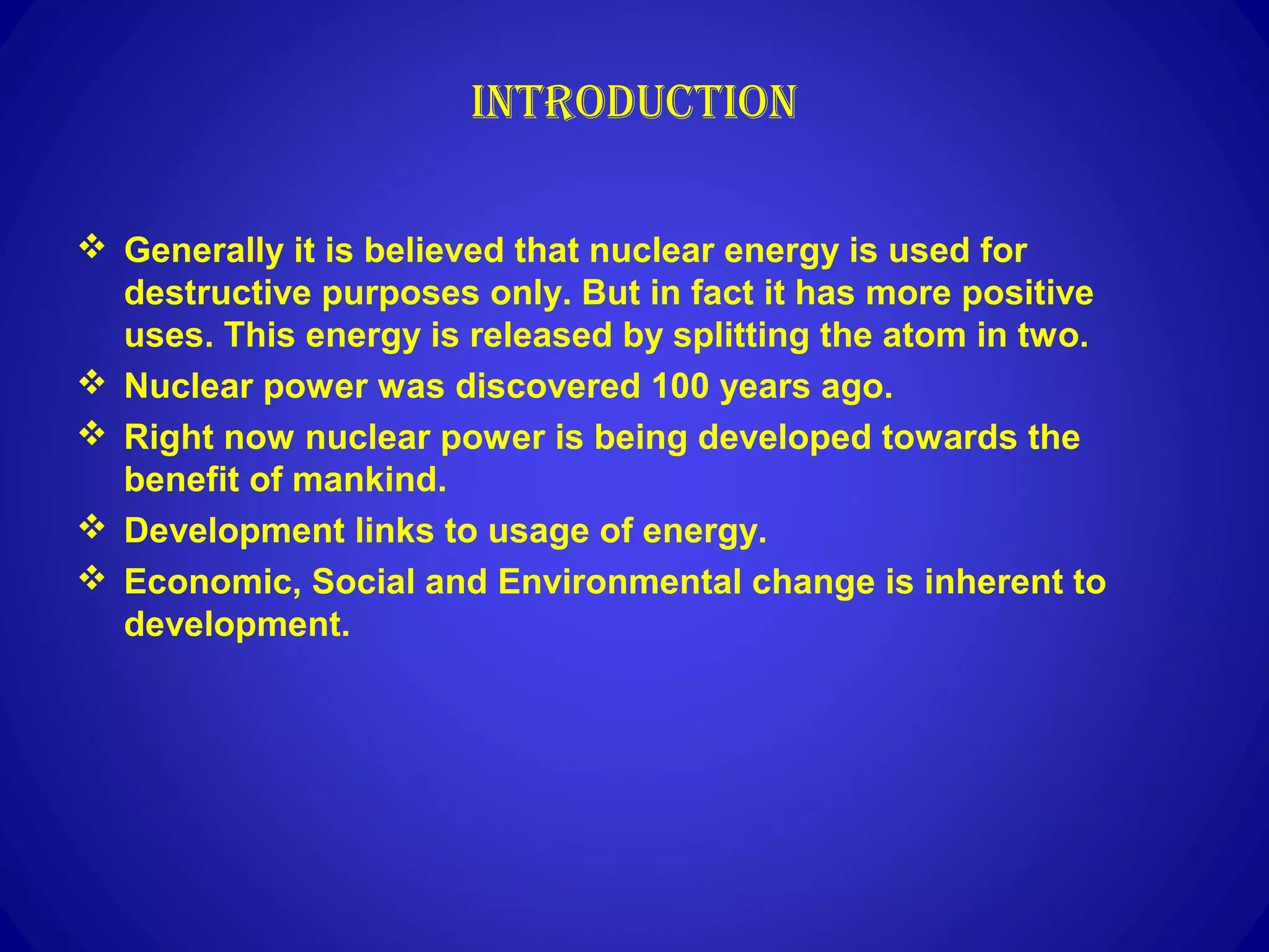Nuclear Energy | PPT | Power and Energy Industry | Industries