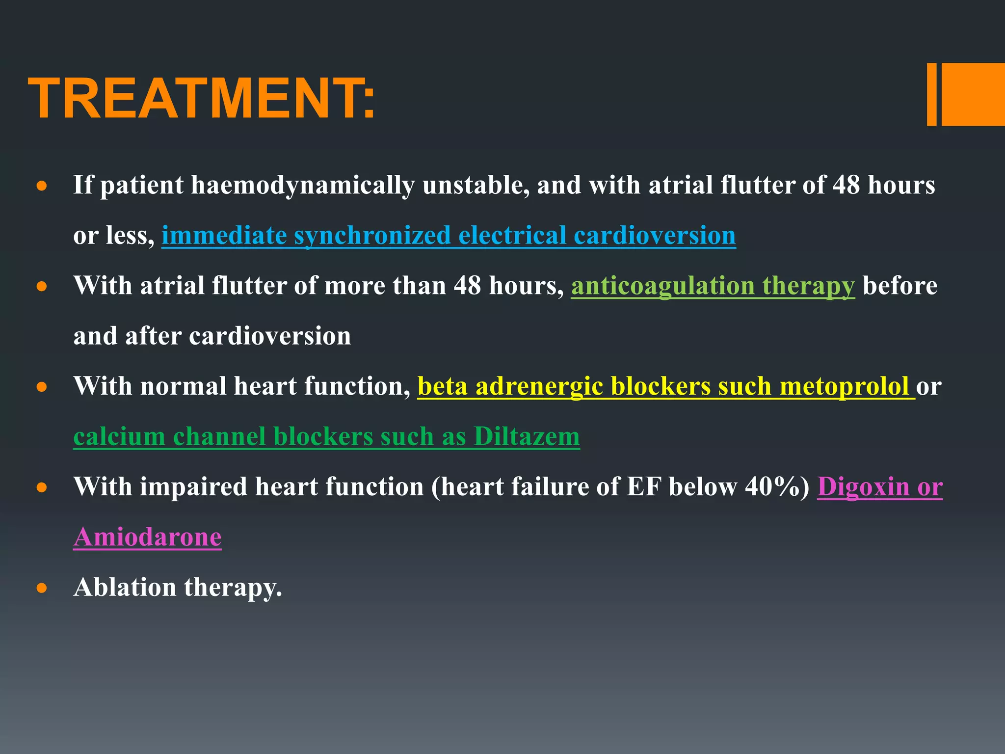 ATRIAL ARRHYTHMIAS | PPTX