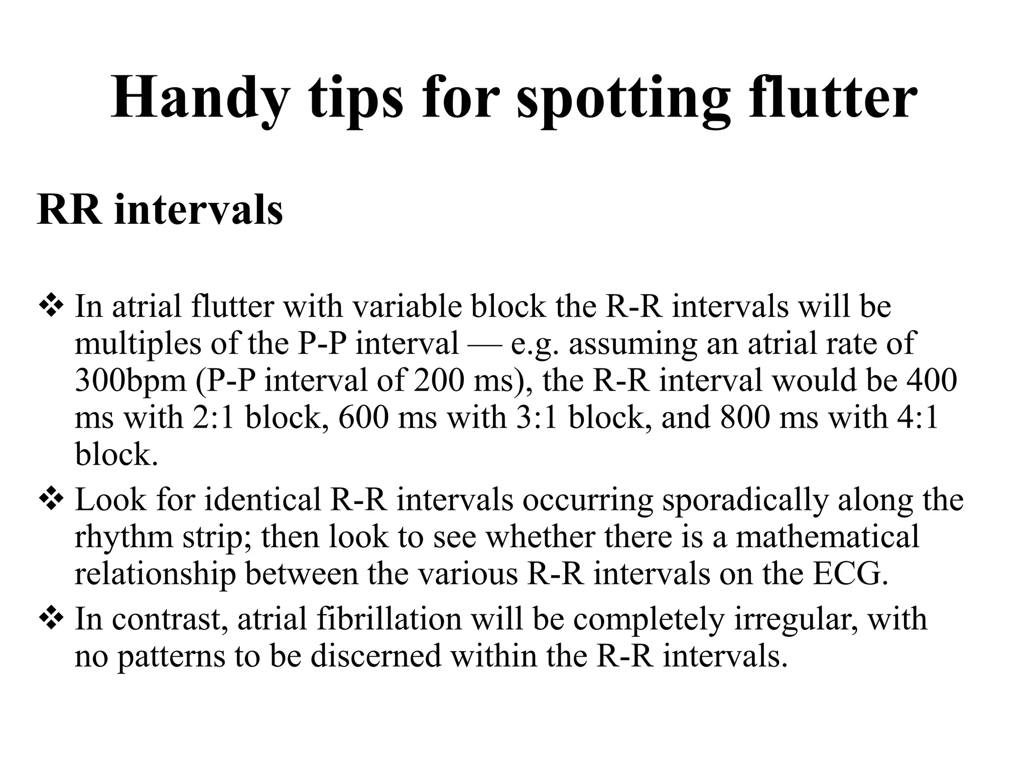 Atrial fib & flutter | PPTX