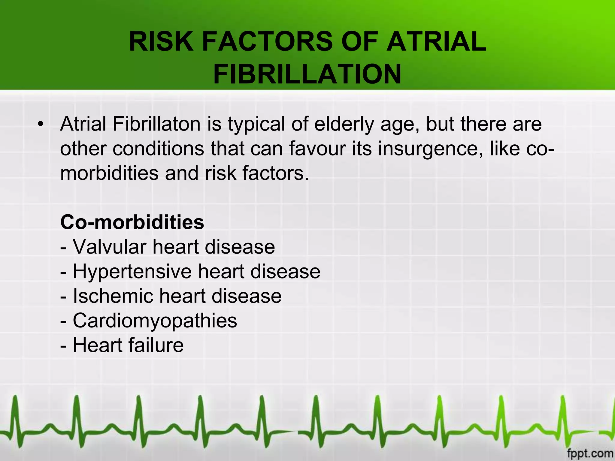 Atrial fibrillation & Atrial flutter | PPTX | Heart and Cardiovascular ...