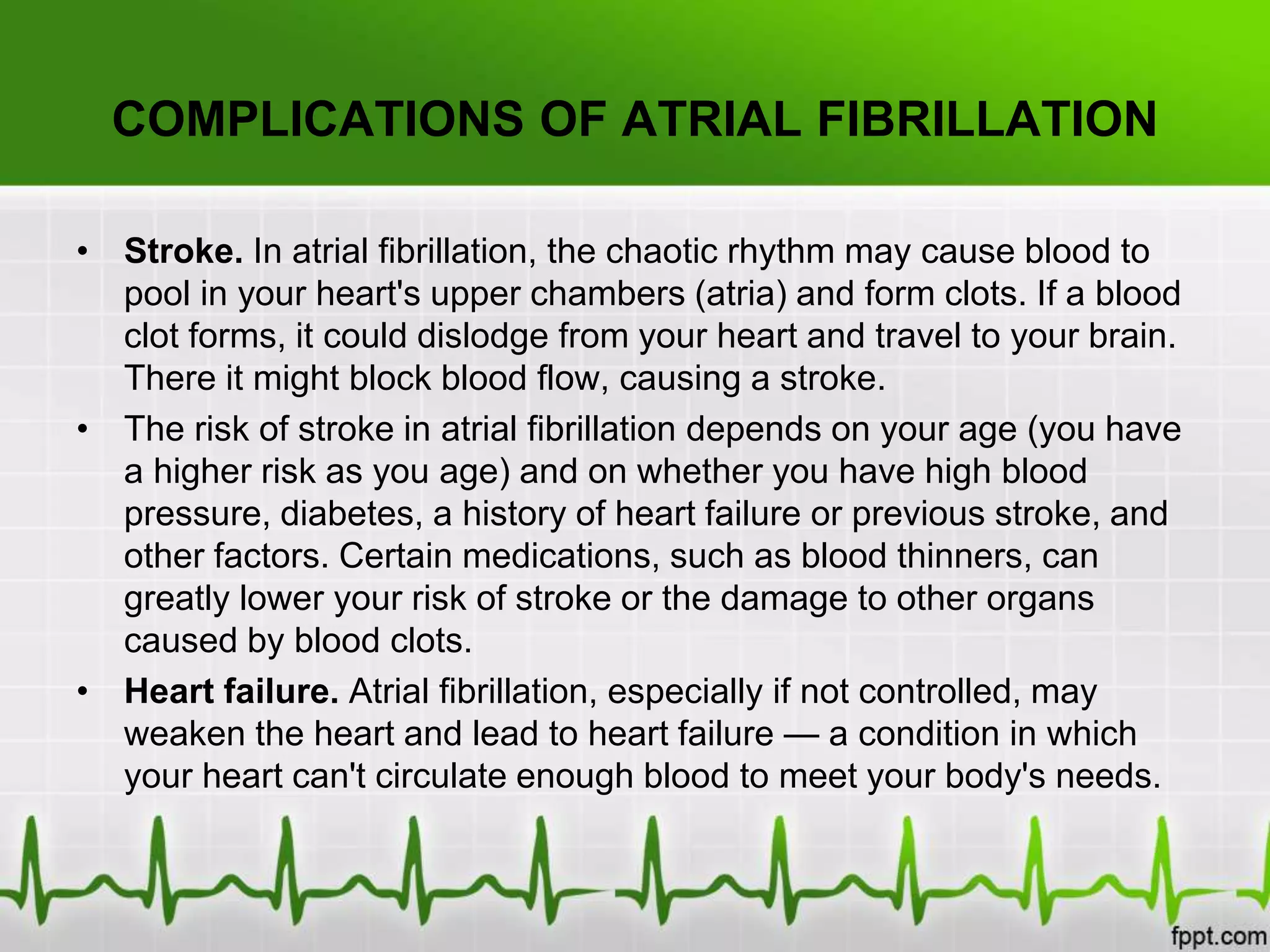 Atrial fibrillation & Atrial flutter | PPTX