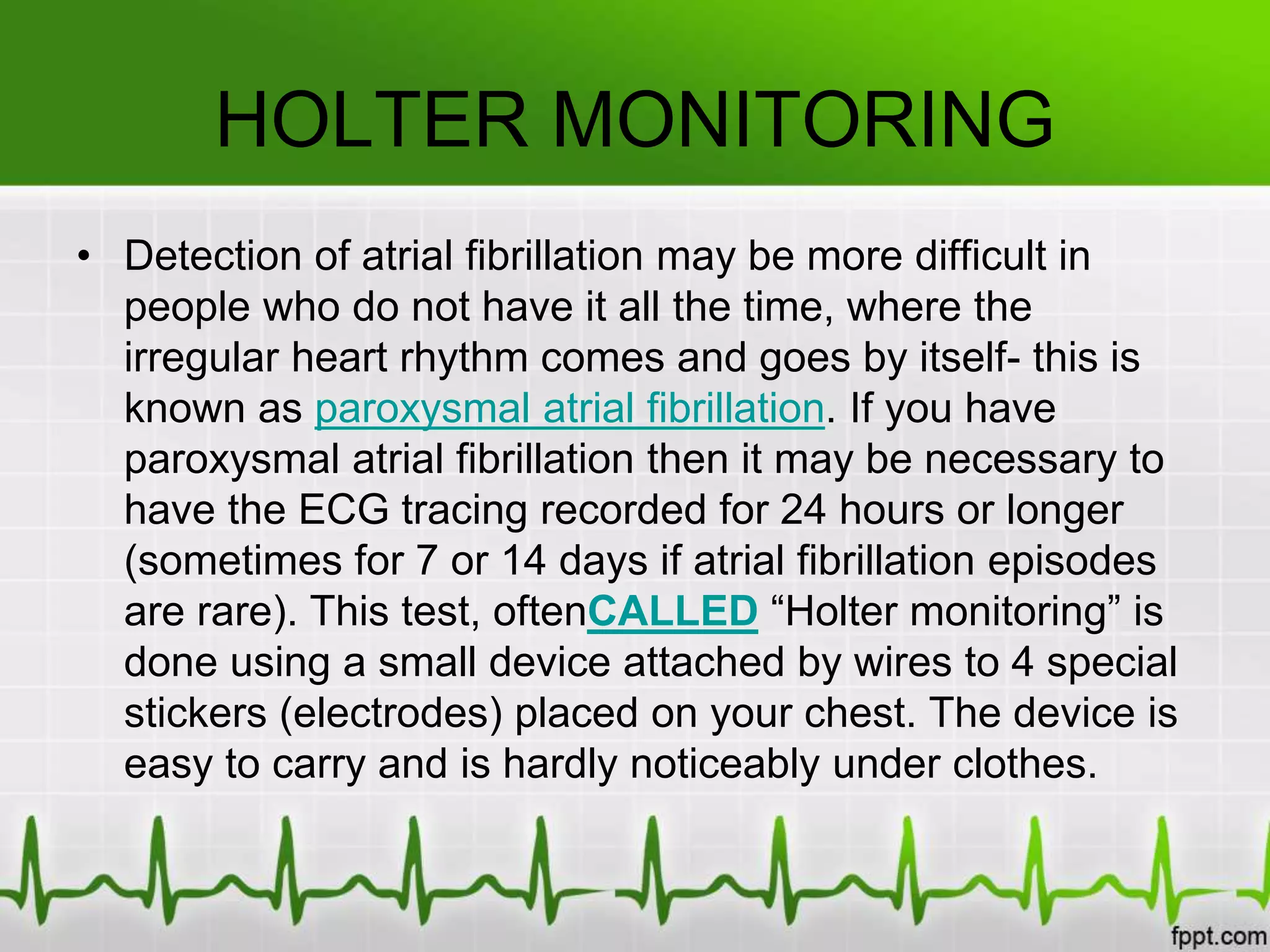Atrial fibrillation & Atrial flutter | PPTX