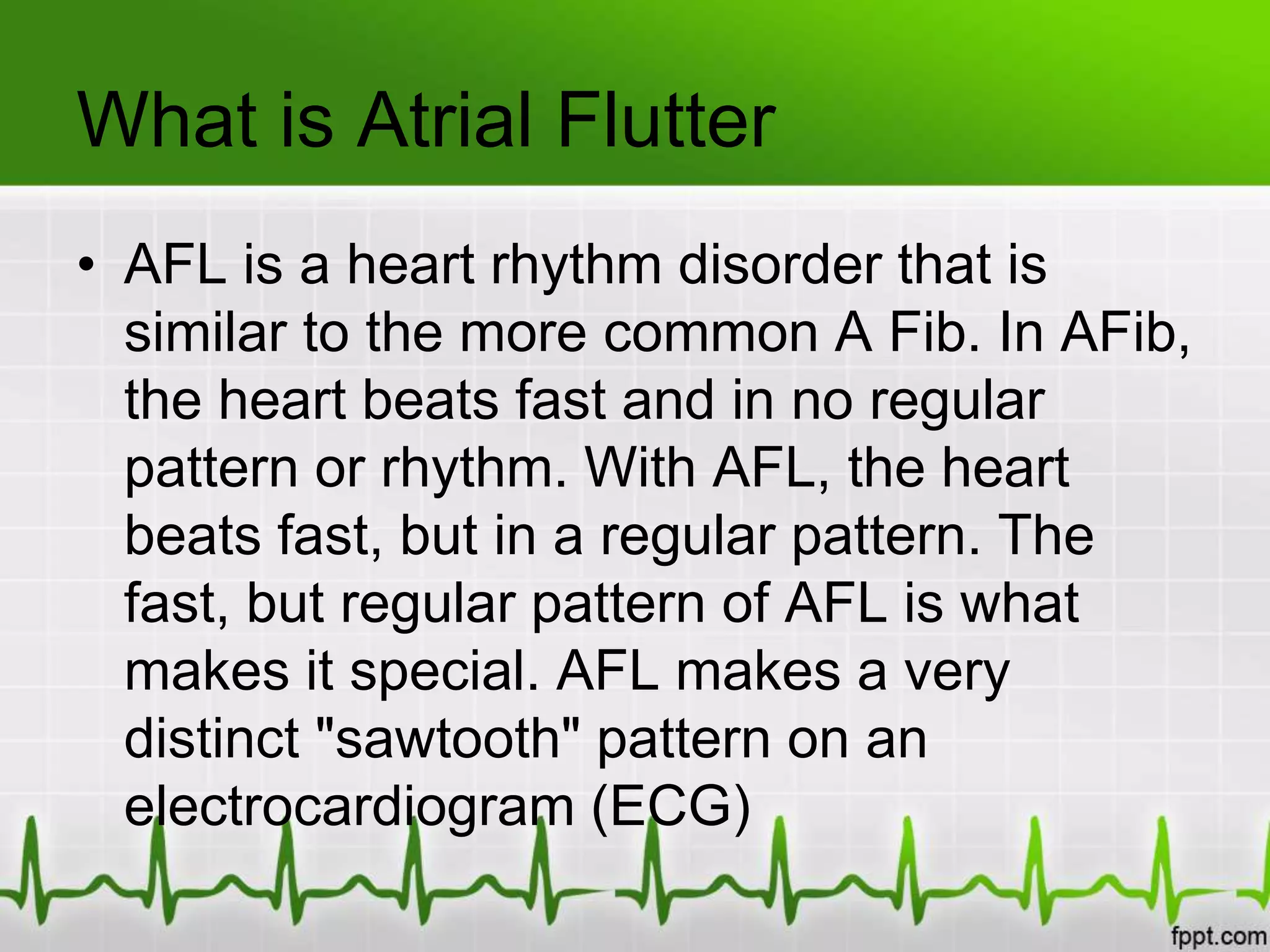 Atrial fibrillation & Atrial flutter | PPTX