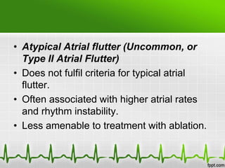 Atrial fibrillation & Atrial flutter | PPTX | Heart and Cardiovascular ...