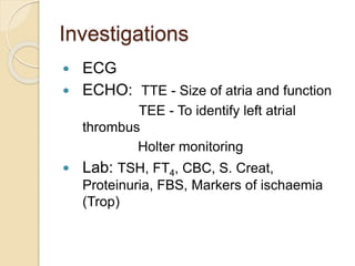 Atrial fibrillation | PPTX