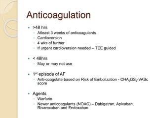 Atrial fibrillation | PPTX