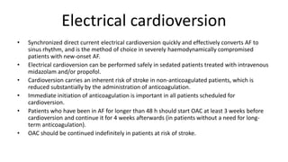 Atrial fibrillation | PPT