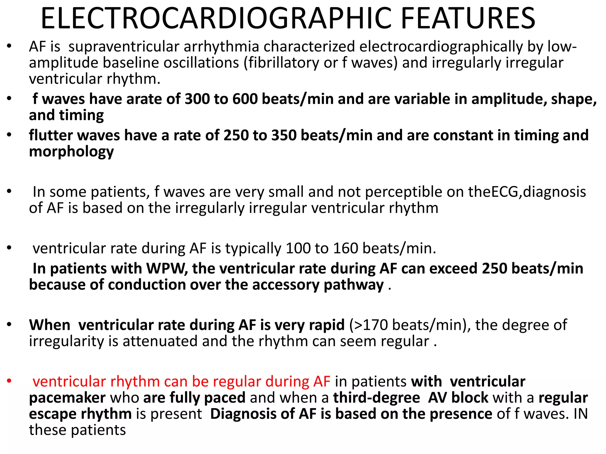 Atrial fibrillation | PPTX