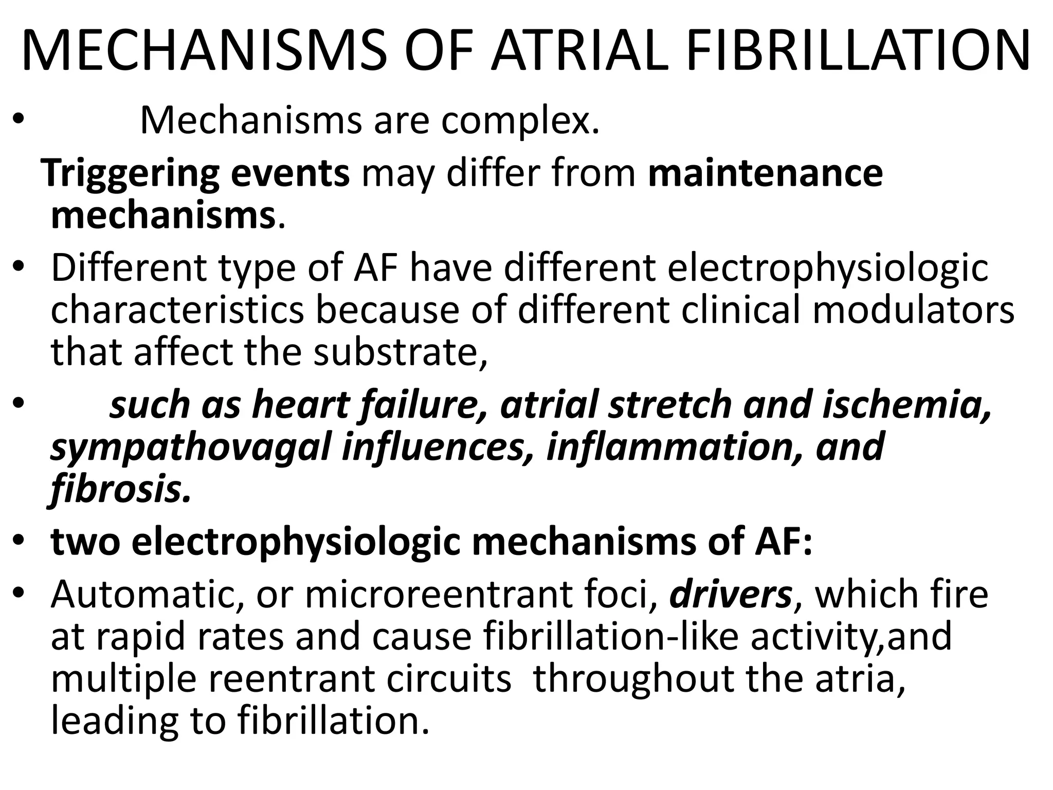 Atrial fibrillation | PPTX