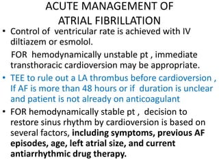 Atrial fibrillation | PPTX