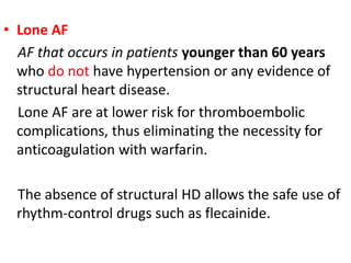 Atrial fibrillation | PPTX