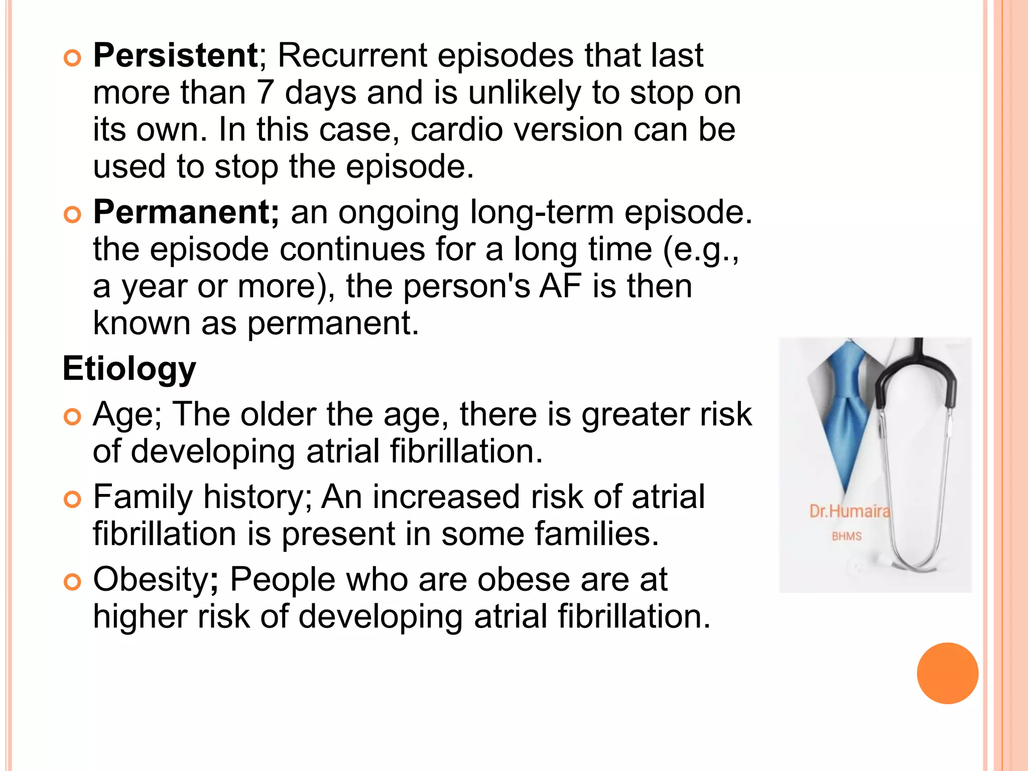 Atrial fibrillation AND homeo treatment | PPTX
