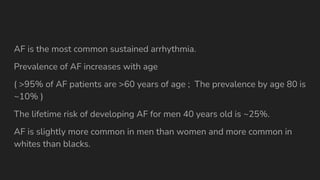 ATRIAL FIBRILLATION - Pathogenesis , Clinical Features & Treatment.pdf