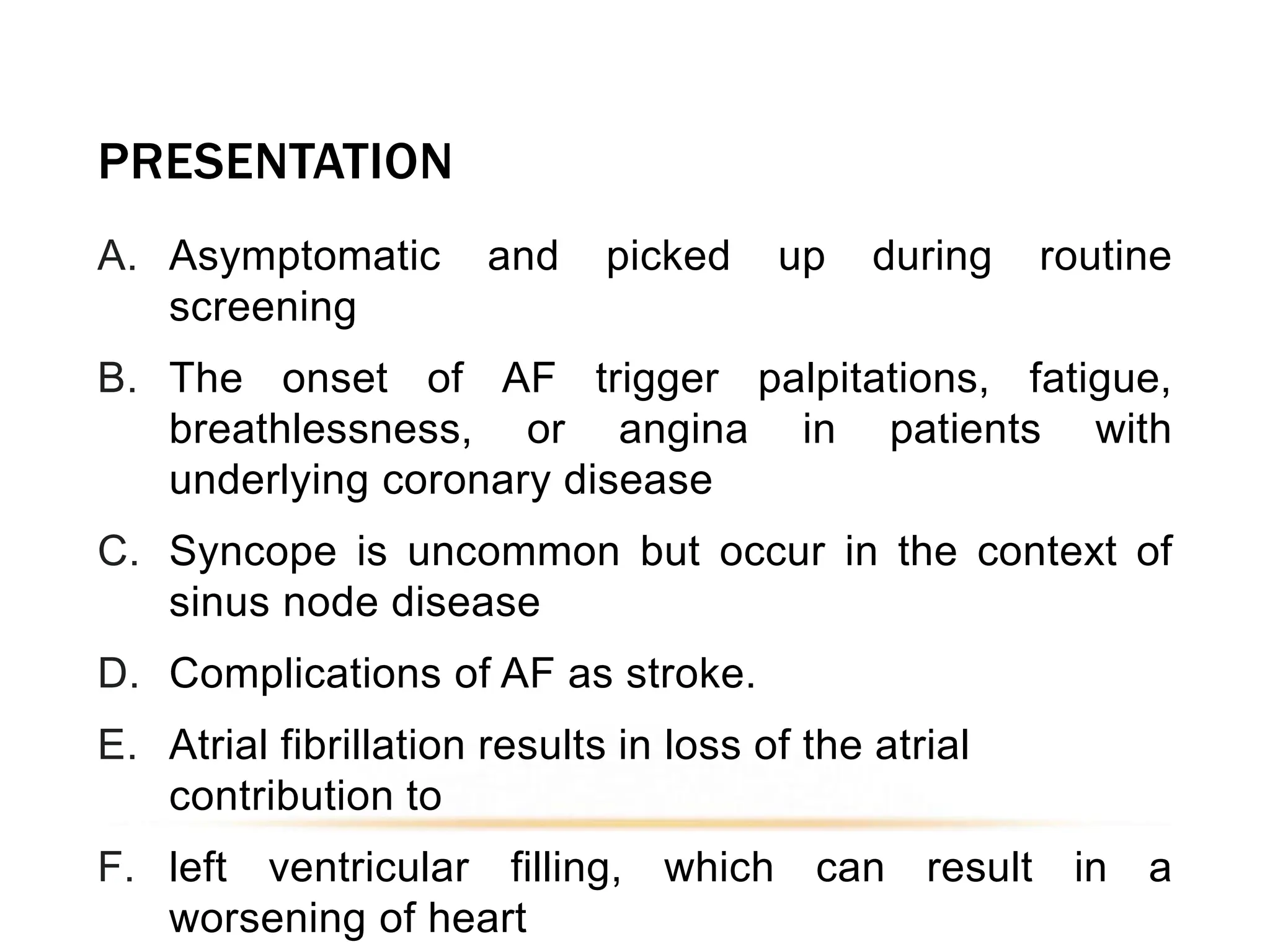 Atrial fibrillation | PPTX