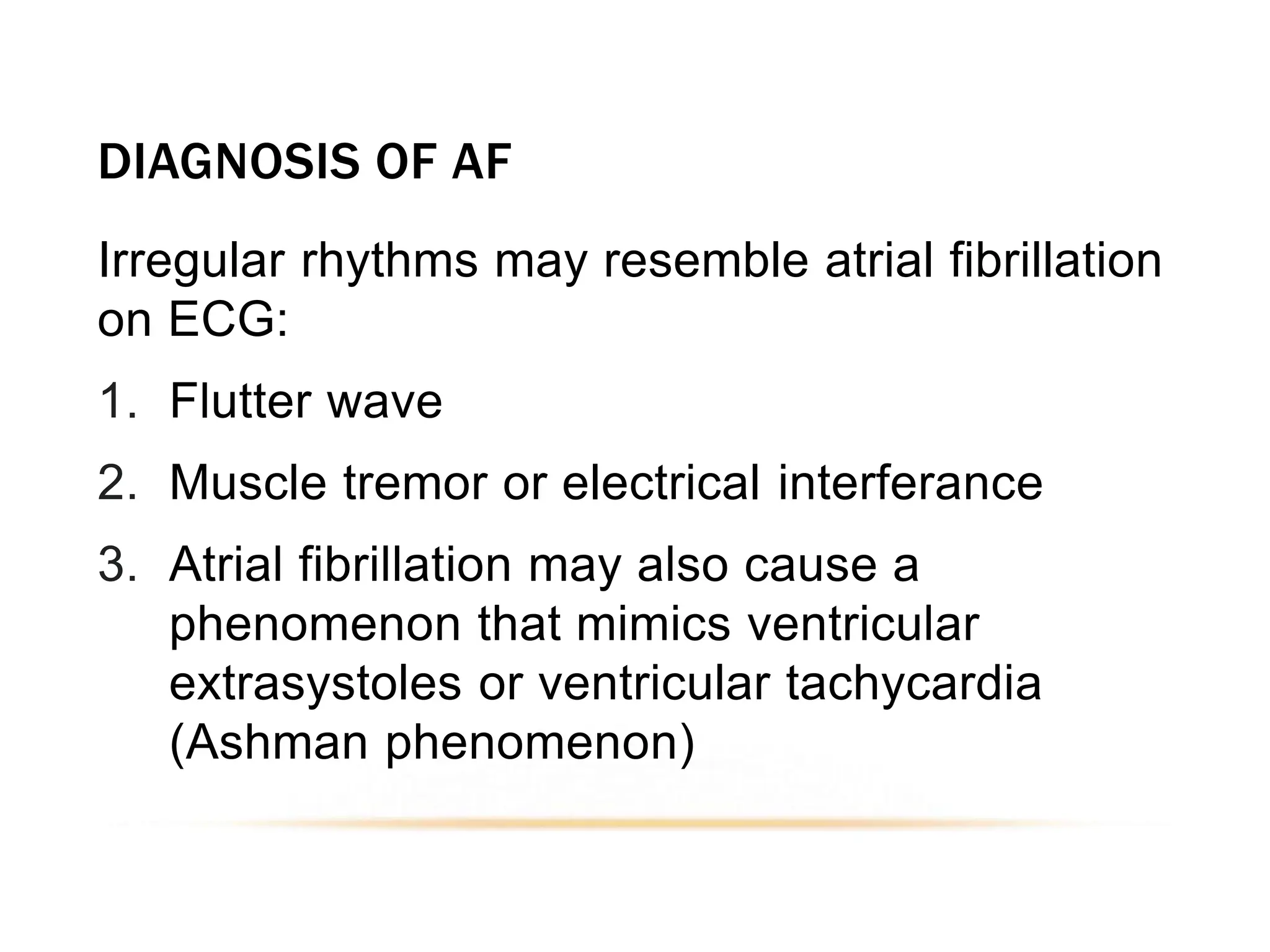 Atrial fibrillation | PPTX
