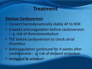 Atrial fibrillation | PPTX