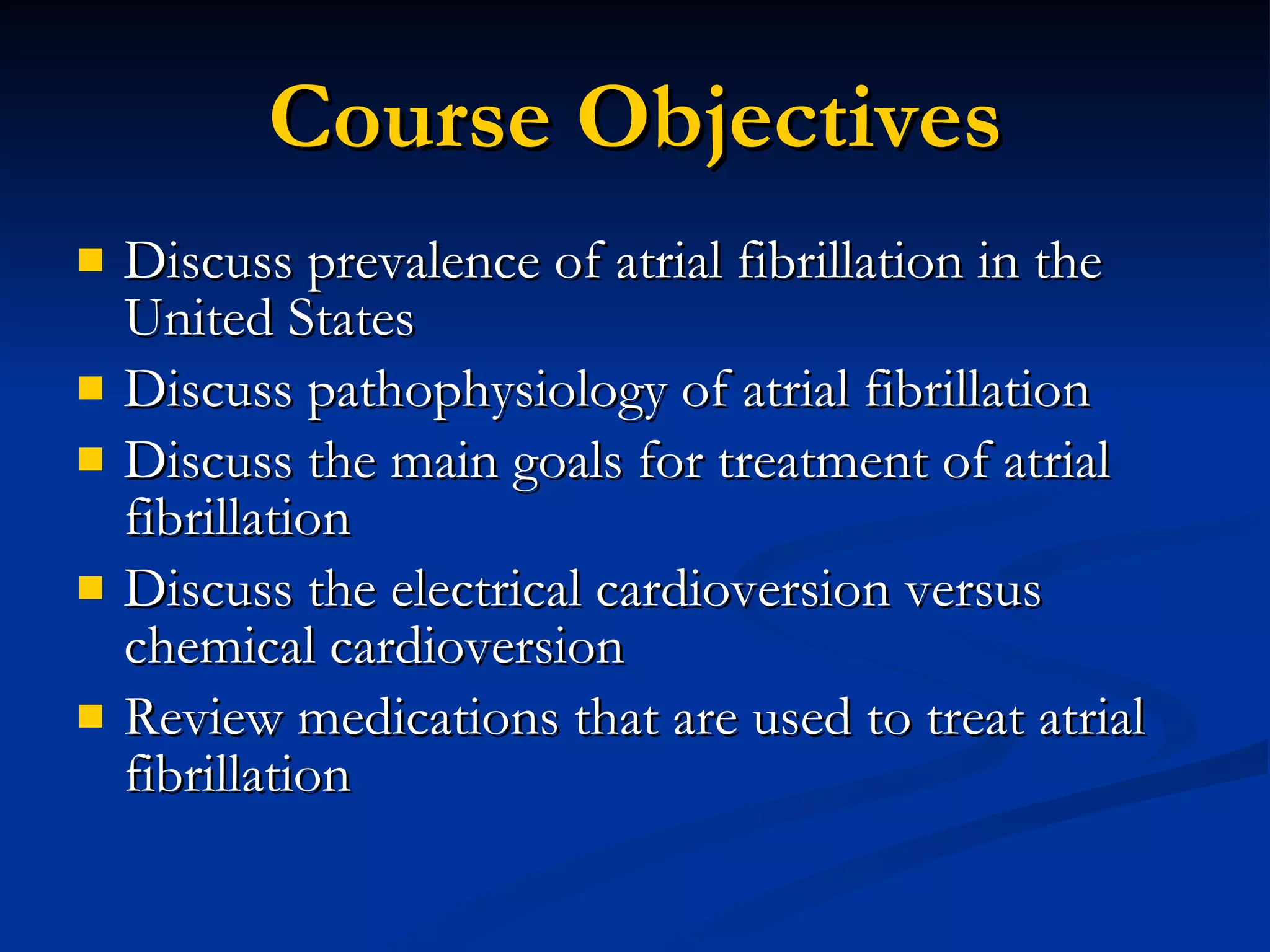 Atrial Fibrillation - BMH/Tele | PPT