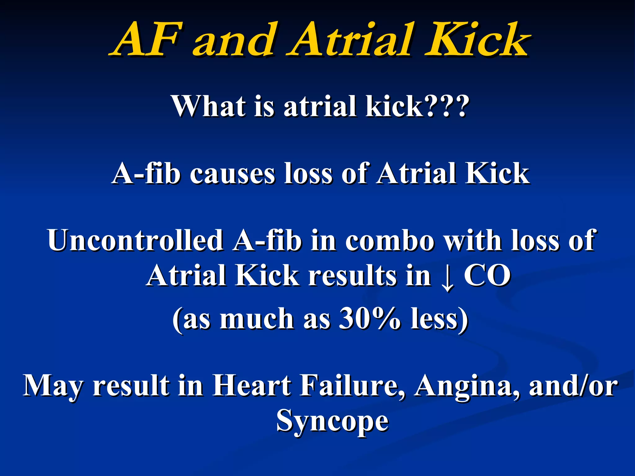 Atrial Fibrillation - BMH/Tele | PPT