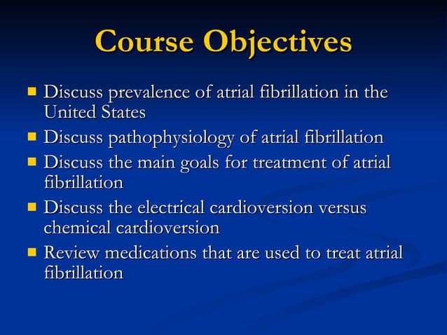 Atrial Fibrillation - BMH/Tele | PPT