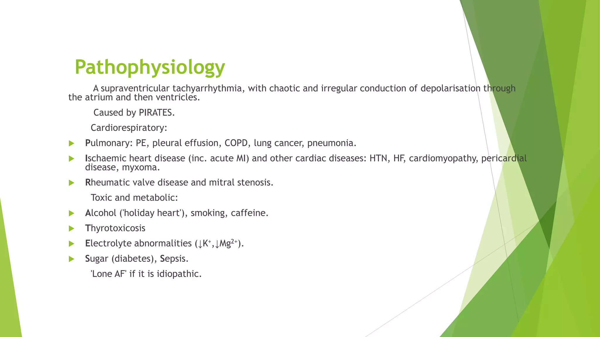 Atrial fibrillation (af) | PPTX