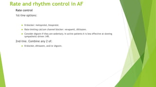 Atrial fibrillation (af) | PPTX
