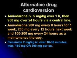 Atrial fibrillation (af) and flutter | PPSX