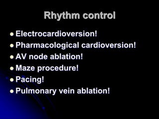 Atrial fibrillation (af) and flutter | PPSX