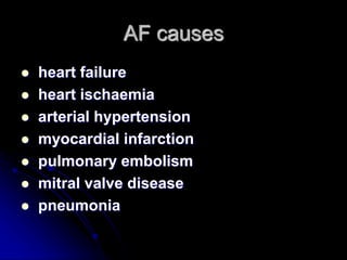 Atrial fibrillation (af) and flutter | PPSX