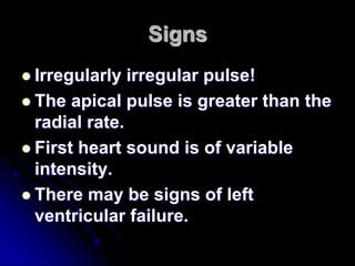 Atrial fibrillation (af) and flutter | PPSX