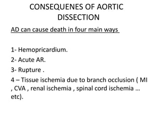 Atrial fibrillation and aortic dissection | PPTX