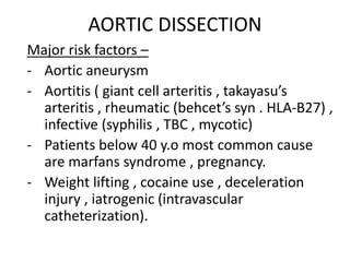 Atrial fibrillation and aortic dissection | PPTX