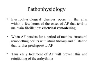 Atrial Fibrillation Pathophysiology