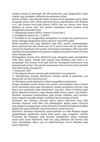 Atrial fi brillation dan hyperthyroidism | DOC
