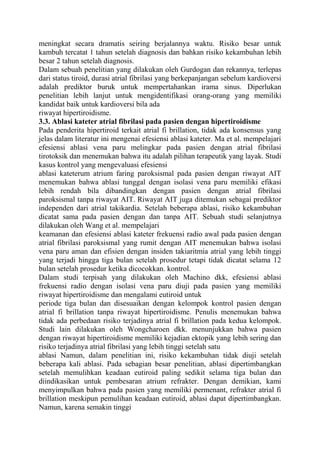 Atrial fi brillation dan hyperthyroidism | DOC