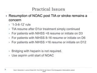 Stroke Prevention in Atrial Fibrillation | PPTX