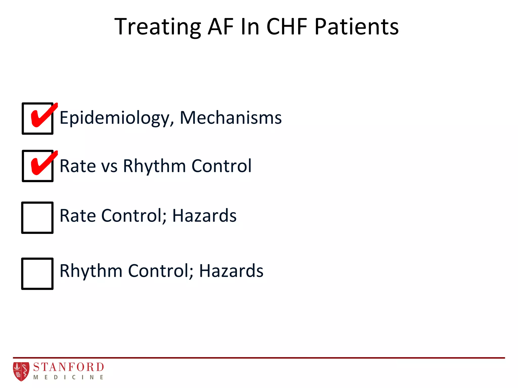 Atrial fibrillation in advanced heart failure role of rate control | PDF