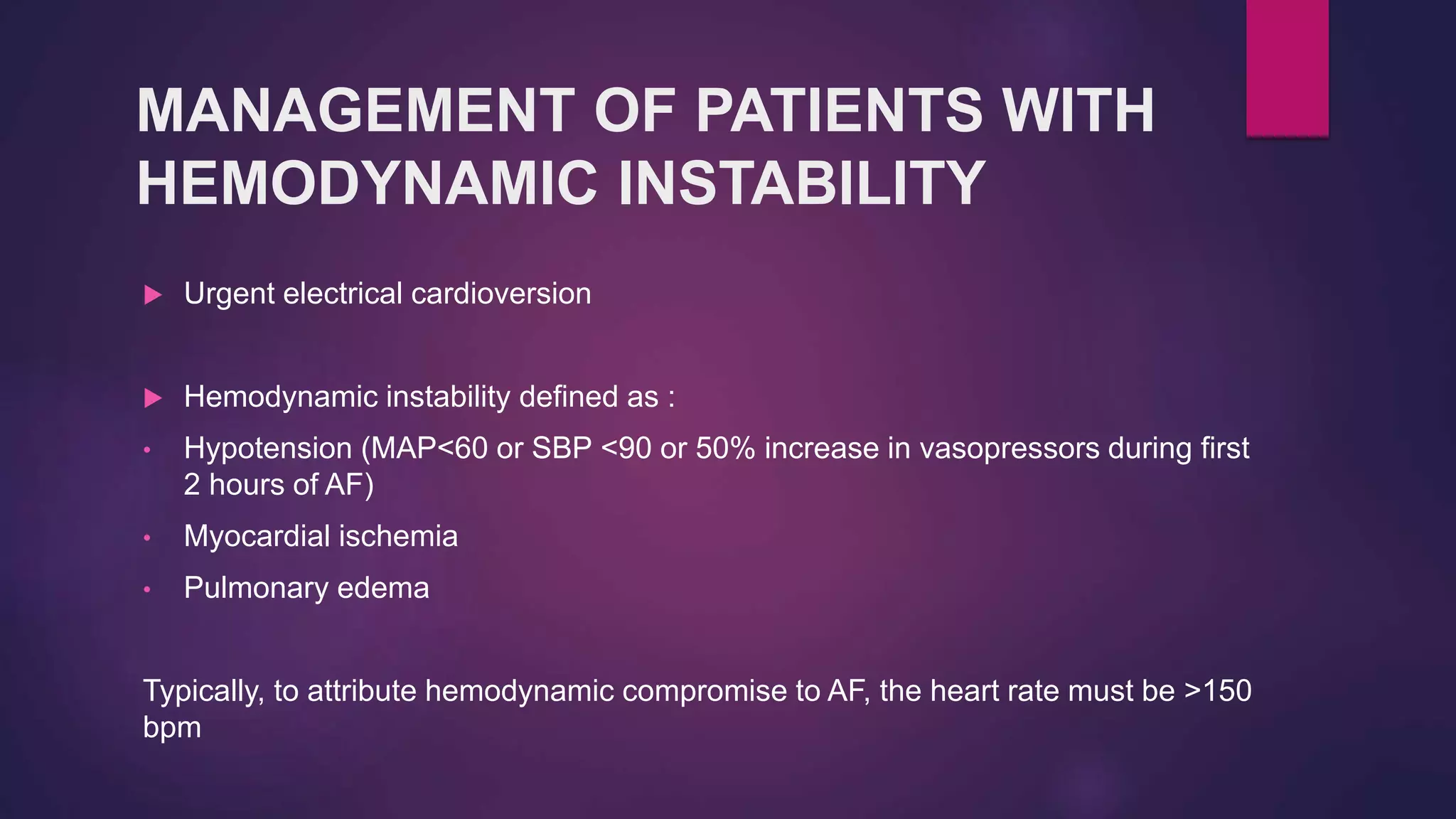 atrial fibrillation in critically ill patients | PPTX