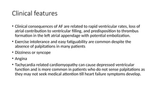 ATRIAL FIBRILLATION Presentation Definition, types, diagnosis ...