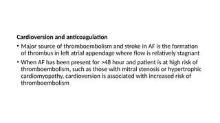 ATRIAL FIBRILLATION Presentation Definition, types, diagnosis ...