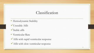 Atrial Fibrillations | PPTX