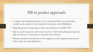 Atrial Fibrillations | PPTX