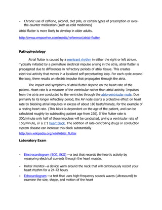 Atrial flutter | DOC