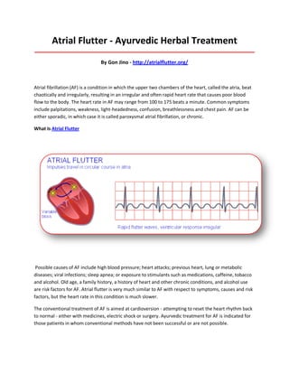 Atrial flutter | PDF