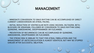 Atrial Flutter | PPTX | Heart and Cardiovascular Diseases | Diseases ...