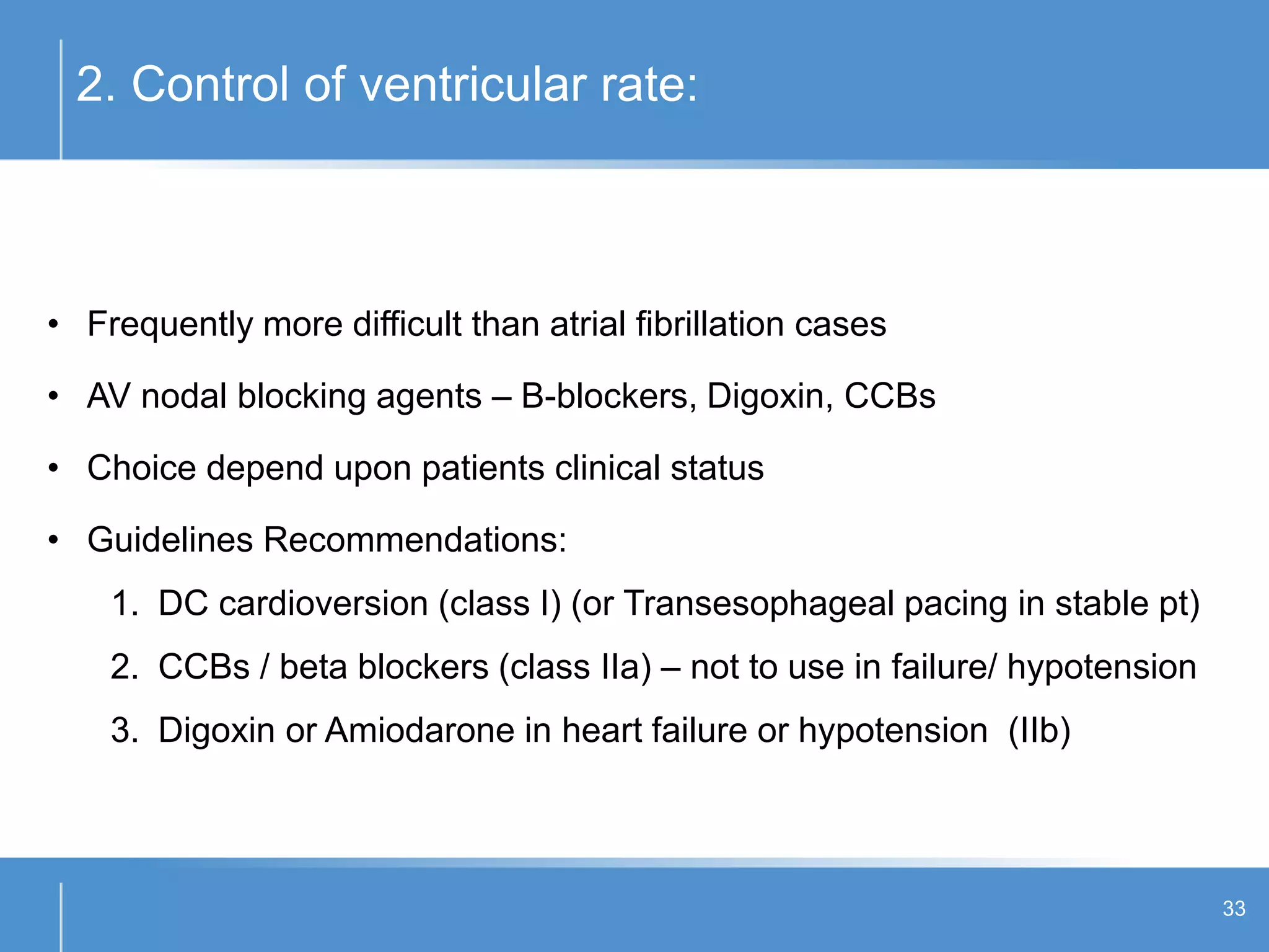 Atrial flutter (AFl) – management principals | PPTX | Ear, Nose and ...