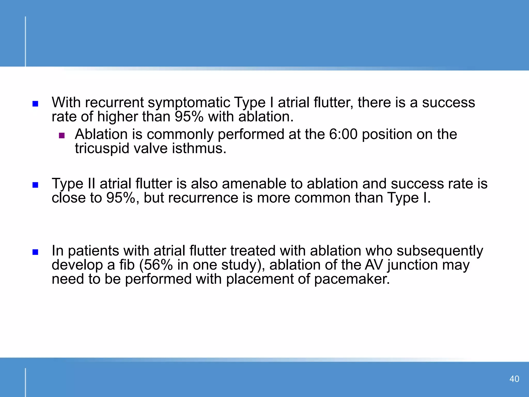 Atrial flutter (AFl) – management principals | PPTX