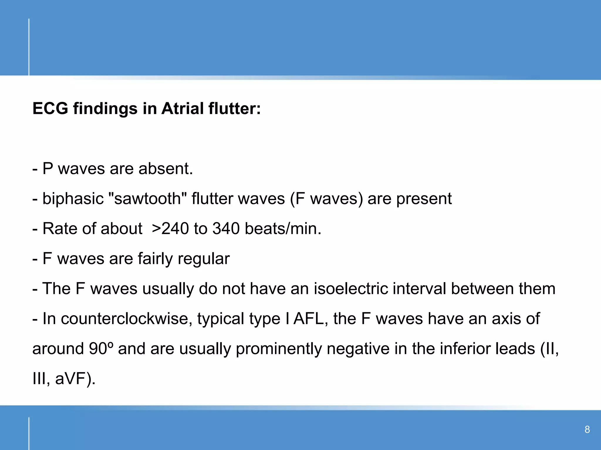 Atrial flutter (AFl) – management principals | PPTX