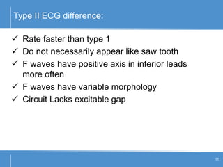 Atrial flutter (AFl) – management principals | PPTX
