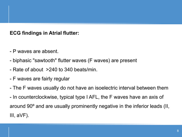 Atrial flutter (AFl) – management principals | PPTX | Ear, Nose and ...